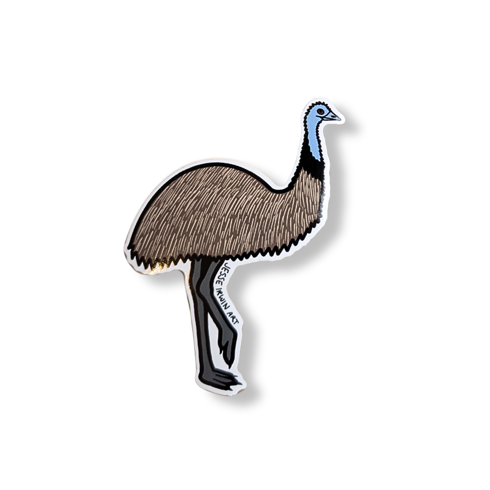 Jesse Irwin Sticker | Emu – MoB Shop